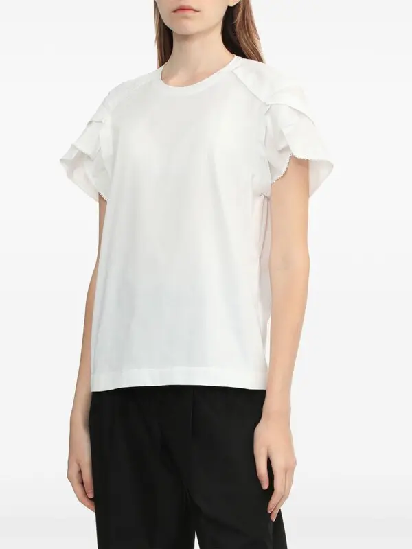 3.1 Phillip Lim Draped-detail T-shirt