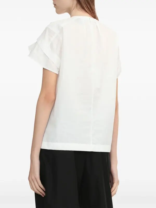 3.1 Phillip Lim Draped-detail T-shirt