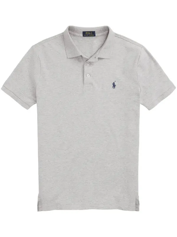 Polo Ralph Lauren Embroidered Polo Shirt - Grey