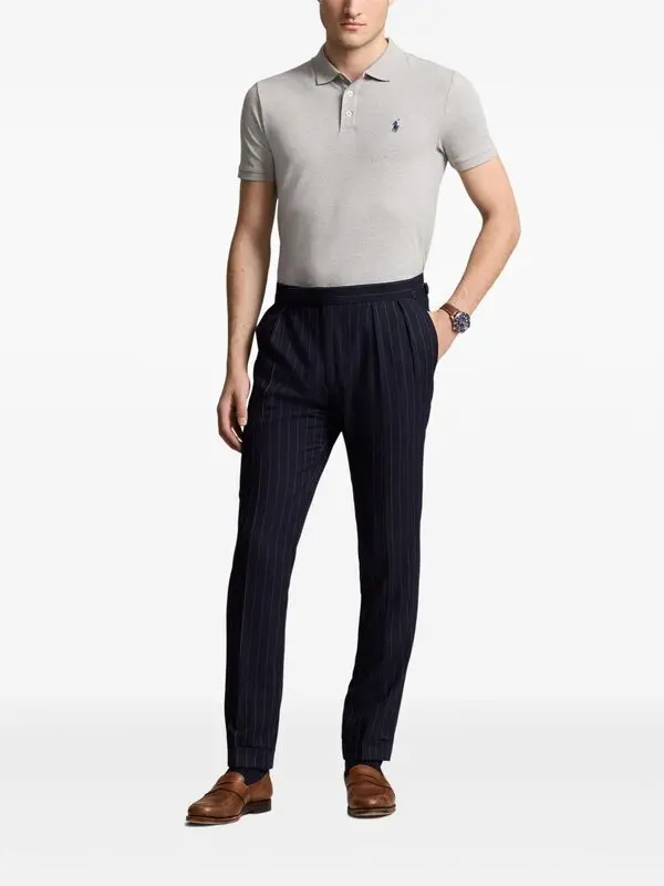 Polo Ralph Lauren Embroidered Polo Shirt - Grey
