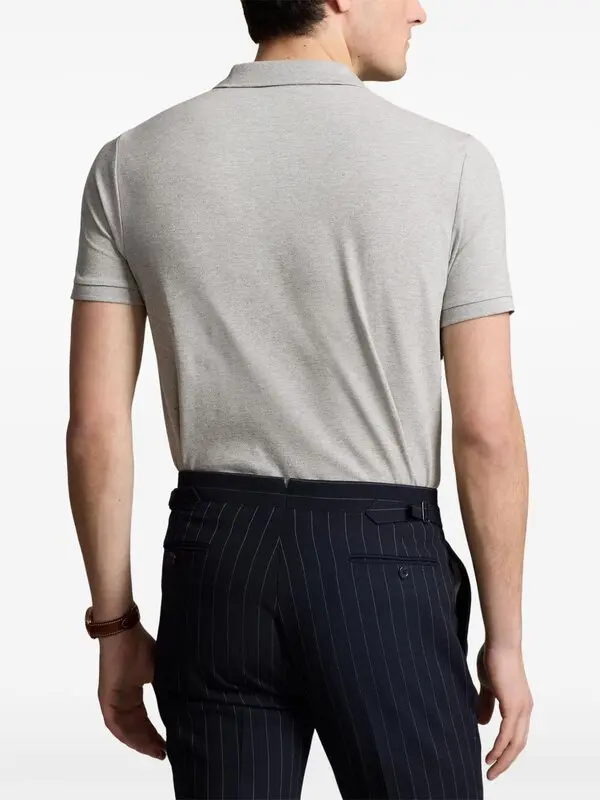 Polo Ralph Lauren Embroidered Polo Shirt - Grey