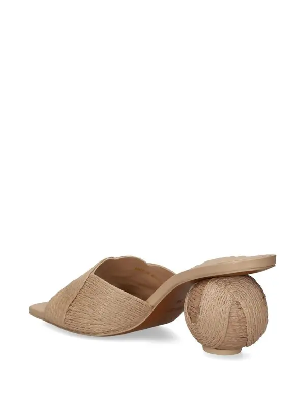 Cult Gaia Noor Sandals - Neutrals