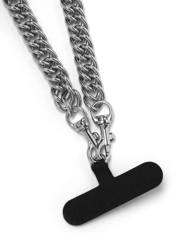 Toga Leather Phone Strap In Black - 30% Off | Editorialist