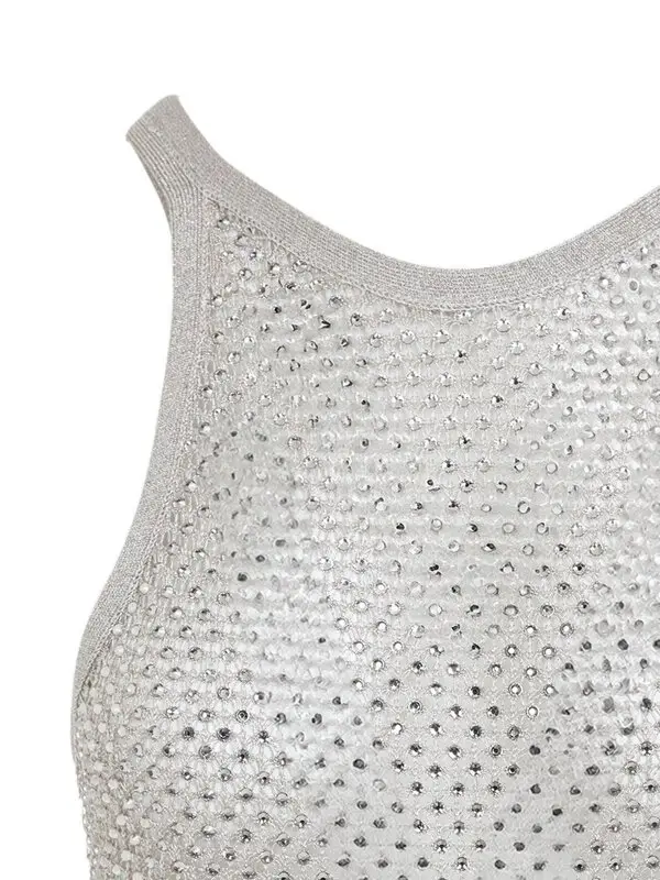 TOM FORD Crystal-embroidered Tank Top