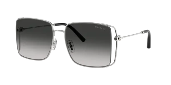 COACH Square Frame Sunglasses - Grey Gradient