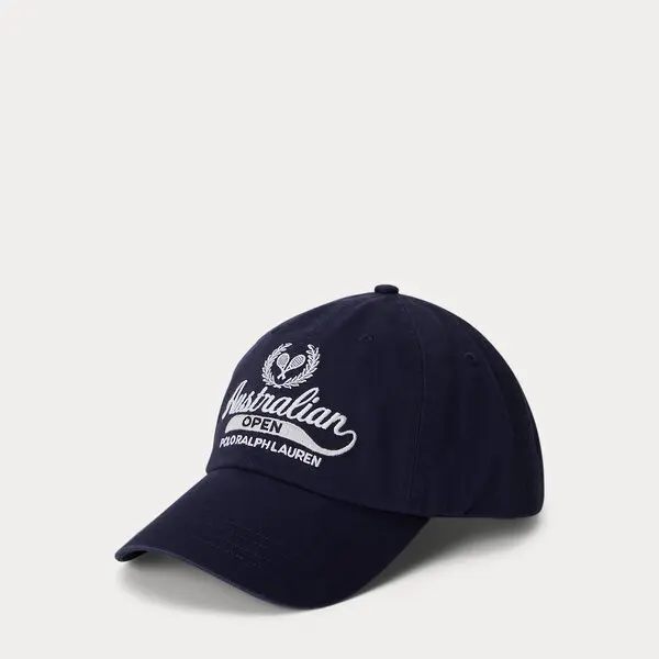 Ralph Lauren Australian Open Twill Ball Cap - Refined Navy