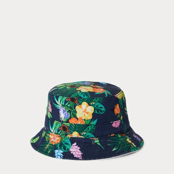 Ralph Lauren Australian Open Bucket Hat - Floral Navy