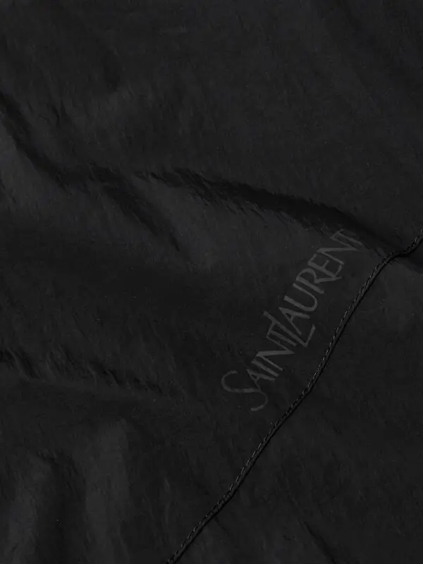 Saint Laurent Logo-embroidered Shell Bomber Jacket