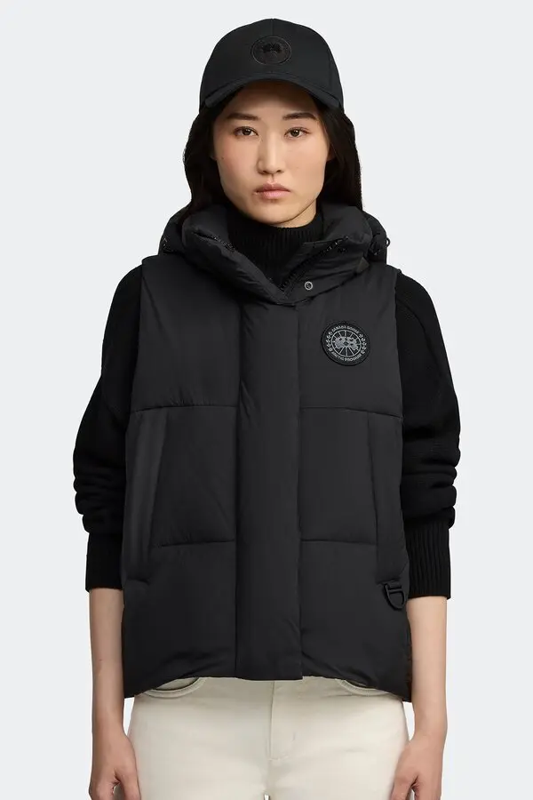 Canada Goose Junction Puffer Vest With D-ring Detail - Black