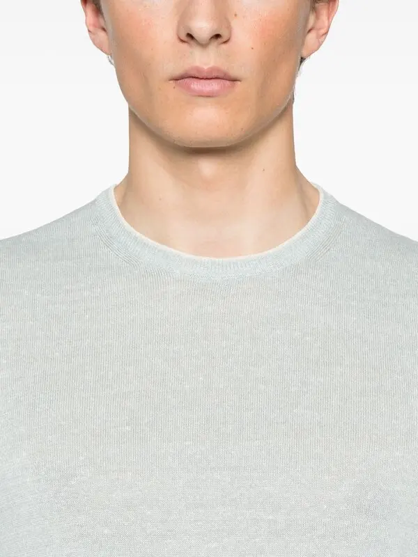 Fedeli Knitted T-shirt - Blue