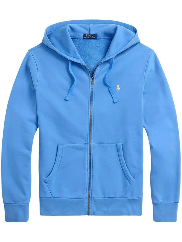Polo by Ralph Lauren zip hoodie 水色 Polo Ralph Lauren Blue Hoodie Zip Sweatshirt Burgundy Pony NWT | eBay
