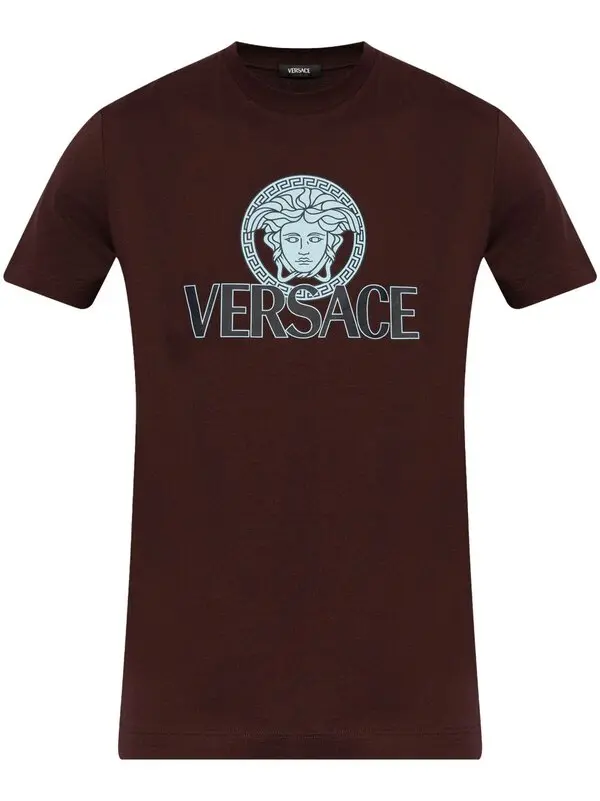 Versace Medusa-print T-shirt - Red
