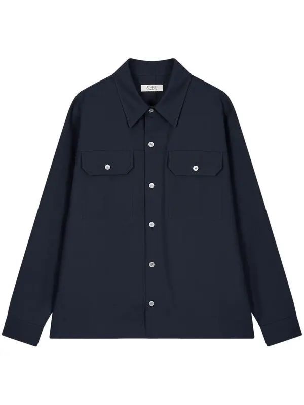 STUDIO TOMBOY Two-pocket Shirt - Blue