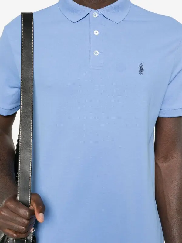 Polo Ralph Lauren Polo Pony-embroidered Polo Shirt - Blue