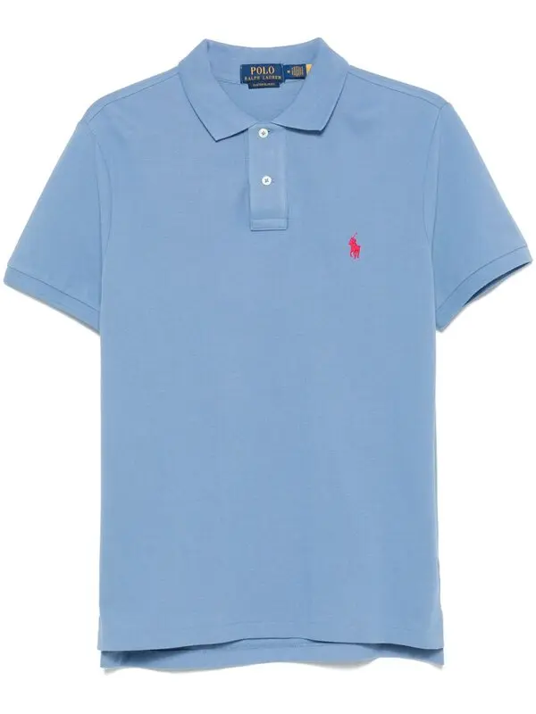 Polo Ralph Lauren Polo Pony-embroidered Polo Shirt - Blue