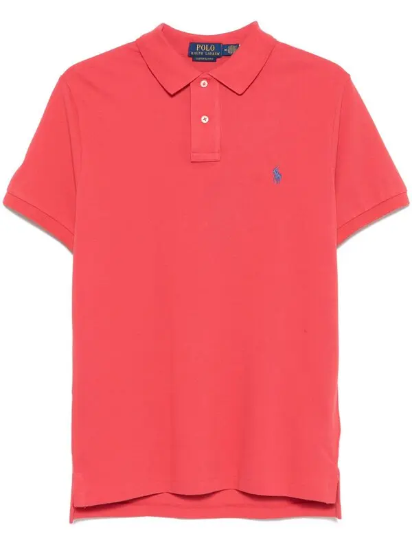 Polo Ralph Lauren Polo Pony-embroidered Polo Shirt - Red