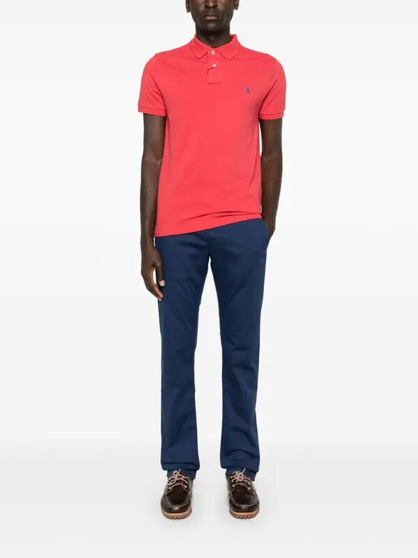 Polo Ralph Lauren Polo Pony-embroidered Polo Shirt - Red