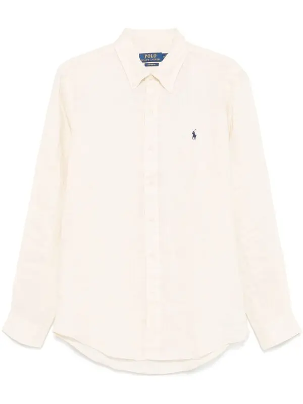 Polo Ralph Lauren Polo Pony-embroidered Shirt - Neutrals