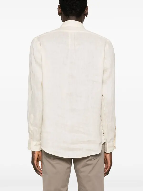 Polo Ralph Lauren Polo Pony-embroidered Shirt - Neutrals