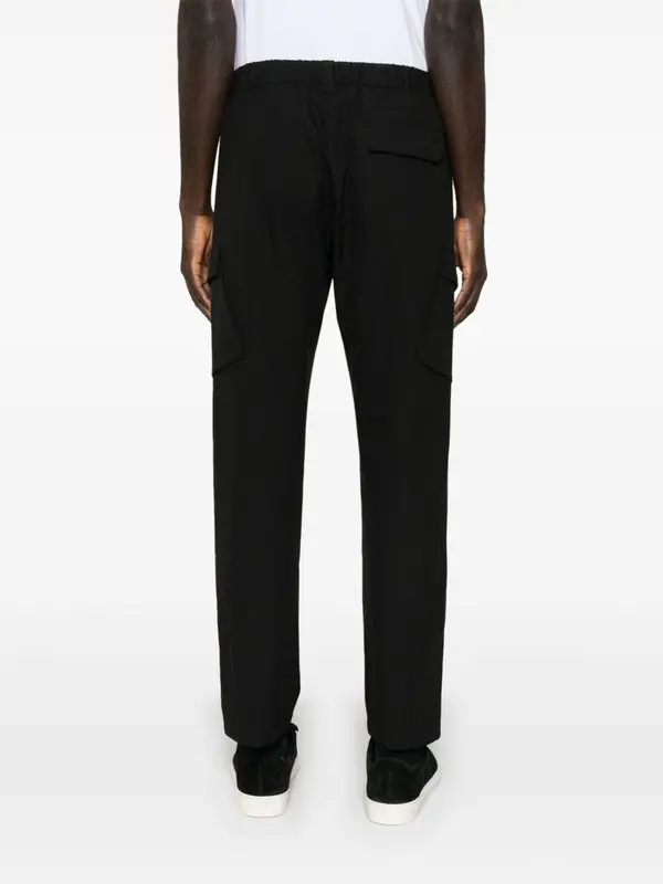 Herno Cargo Tapered Trousers - Black
