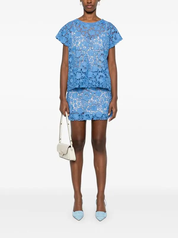 P.a.r.o.s.h Lace Mini Skirt