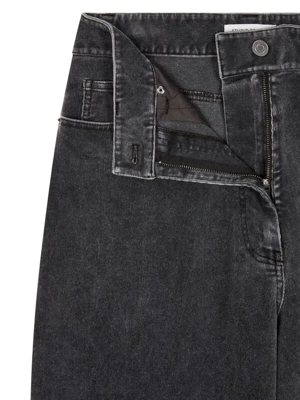 STUDIO TOMBOY Corduroy Wide-leg Trousers