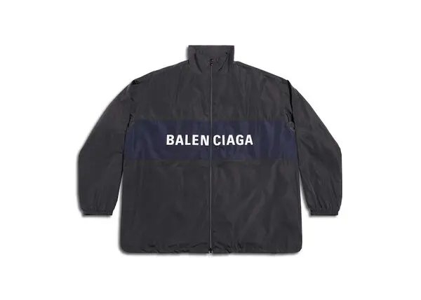 Balenciaga Logo Zip-up Jacket