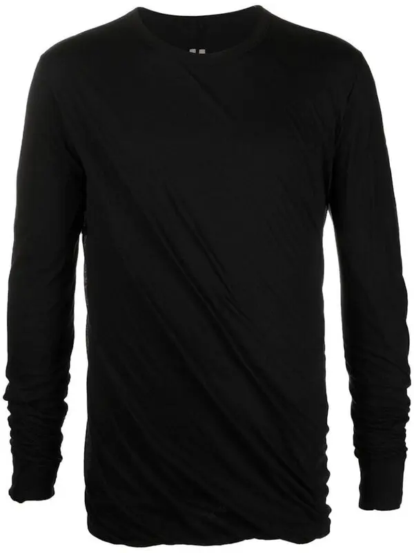 Rick Owens Double Long Sleeve T-shirt - Black