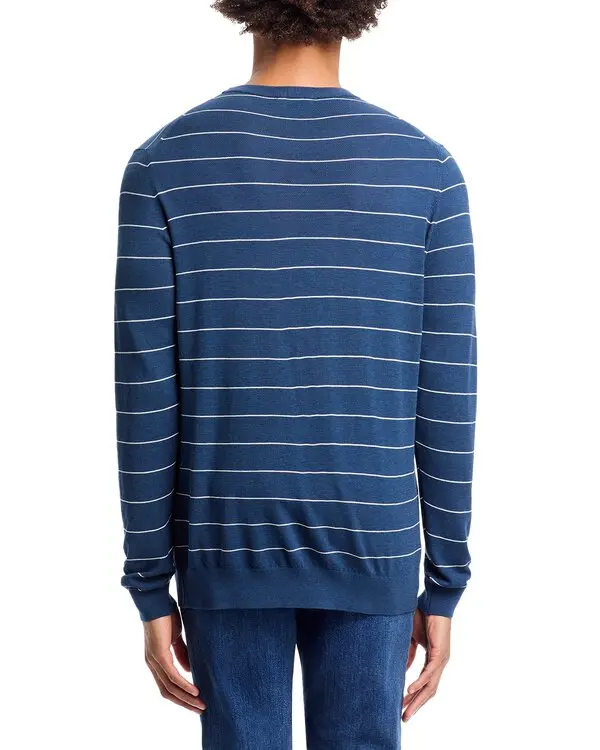 Peter Millar Hastings Striped Silk Sweater