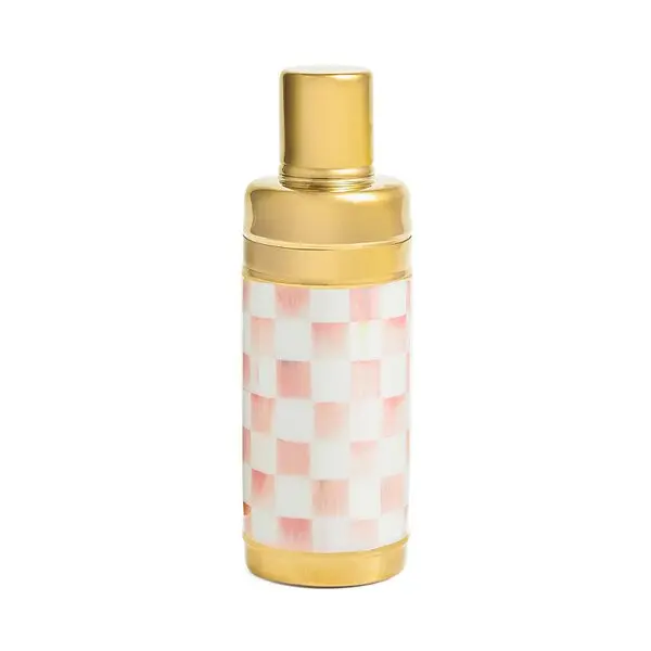 MACKENZIE-CHILDS Rosy Check 3260 Cocktail Shaker - No Color