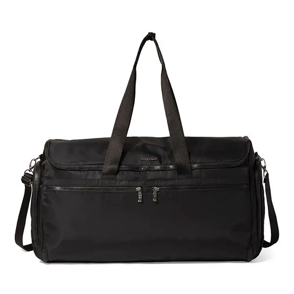BAGGALLINI Madison 2-in-1 Garment Duffel Bag - Black Twill