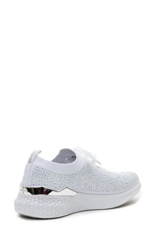 Ara Monticello Water-Resistant Knit Sneakers White Editorialist