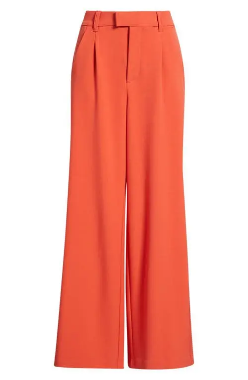 Wit & Wisdom Relaxed Waist Wide Leg Trousers - Red Clay