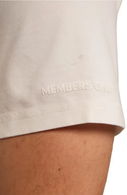 MEMBERS ONLY Crew Neck T-shirt - White
