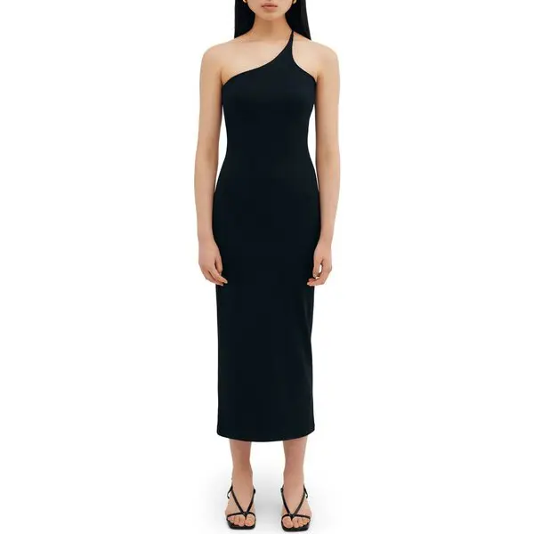 MARCELLA Bergen One-shoulder Maxi Dress