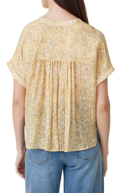 Habitual Half Placket Blouse - Sunlight Combo