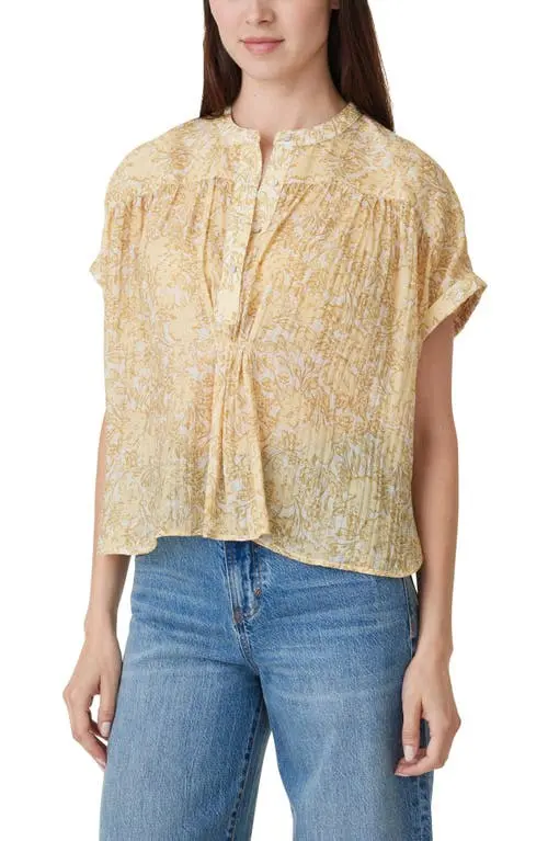 Habitual Half Placket Blouse - Sunlight Combo