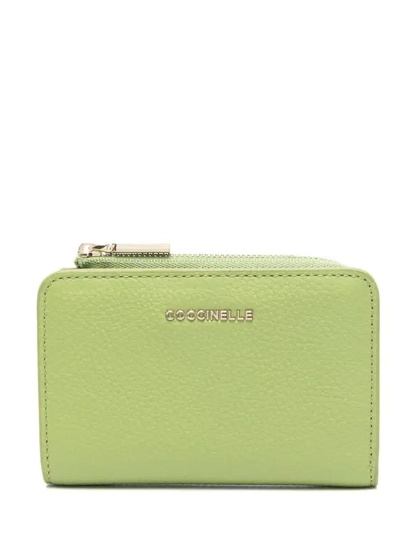 COCCINELLE Logo-lettering Wallet - Green