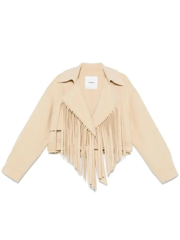 Nanushka Fringe-detail Jacket