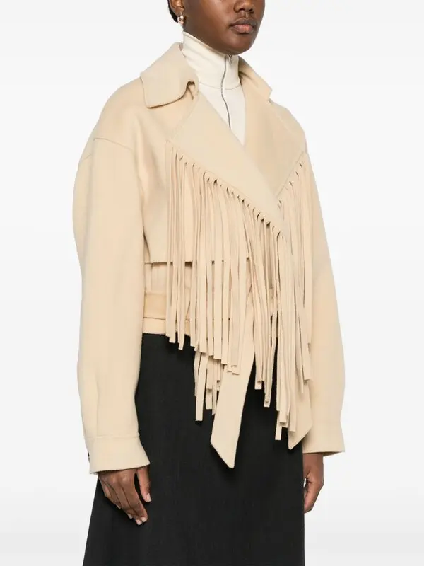 Nanushka Fringe-detail Jacket