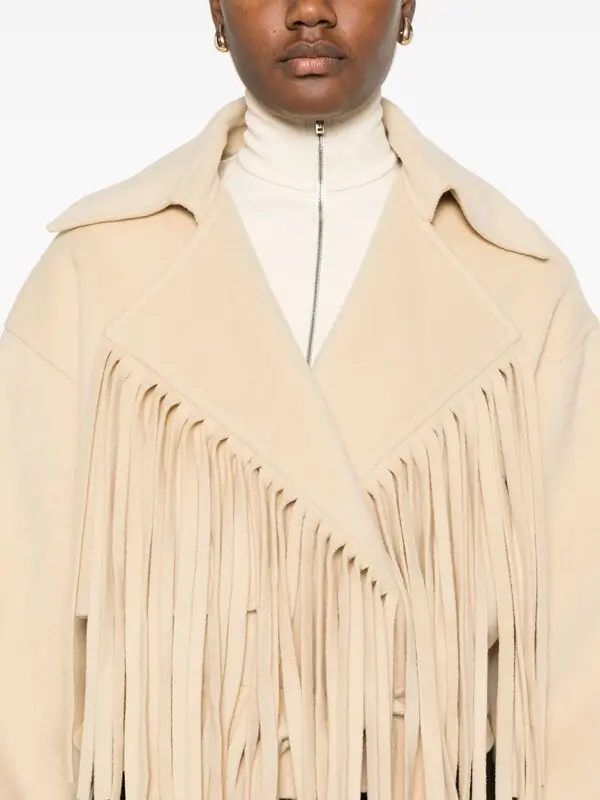 Nanushka Fringe-detail Jacket