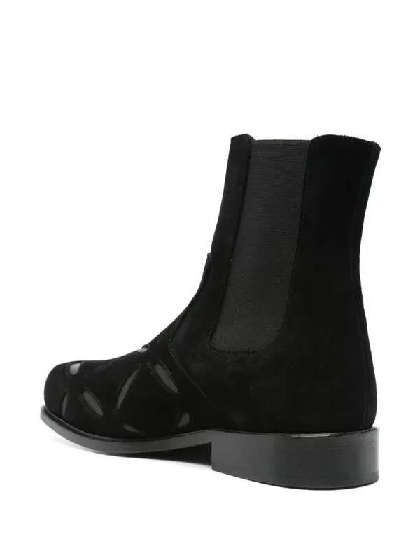 STEFAN COOKE Slashed Boots - Black