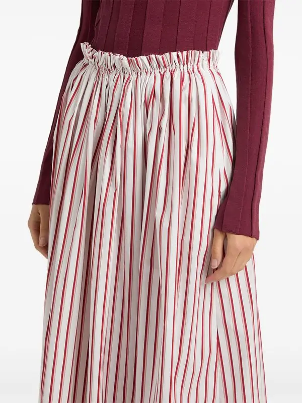 Ports 1961 Striped Midi Skirt