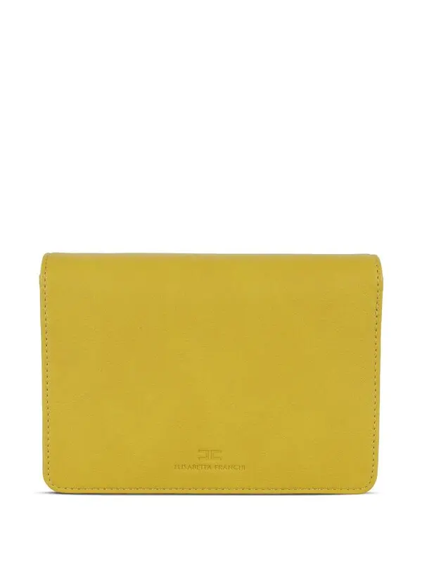 Elisabetta Franchi Groumette-Chain Shoulder Bag - Yellow