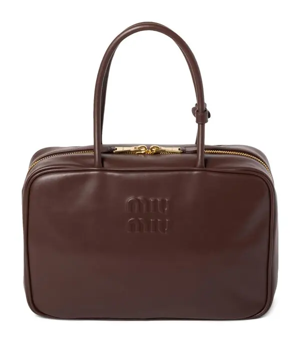 Miu Miu Leather Top Handle Bag