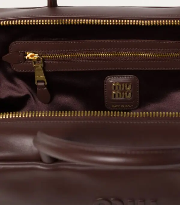 Miu Miu Leather Top Handle Bag