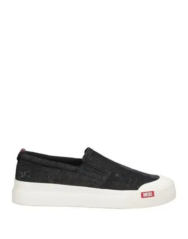 DIESEL® Twill Slip-on Sneakers - Black