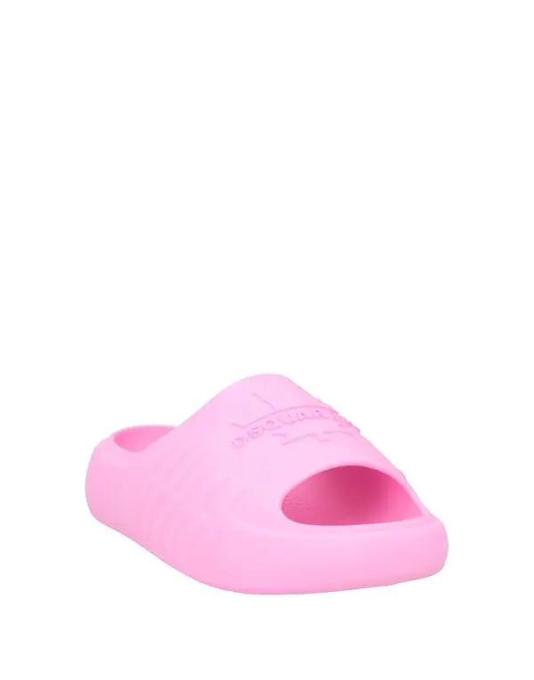 Dsquared2 Rubber Pool Slides - Pink