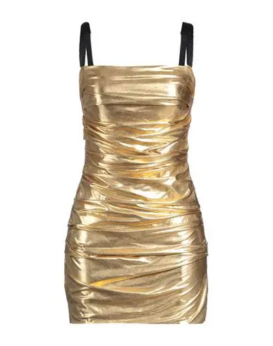 gold lame mini dress Custom Made 1960s Metallic Gold Liquid Lame' Mini Trapeze Dress w/ Hug –  butchwaxvintage main image 0
