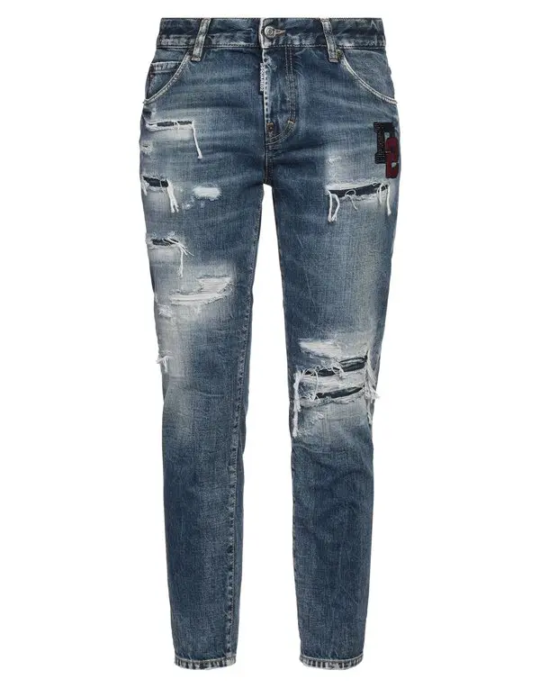 Dsquared2 Cotton Denim Jeans - Blue